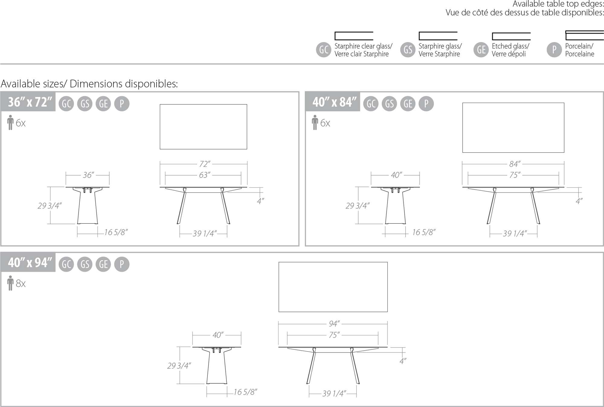Tables Element - Trica