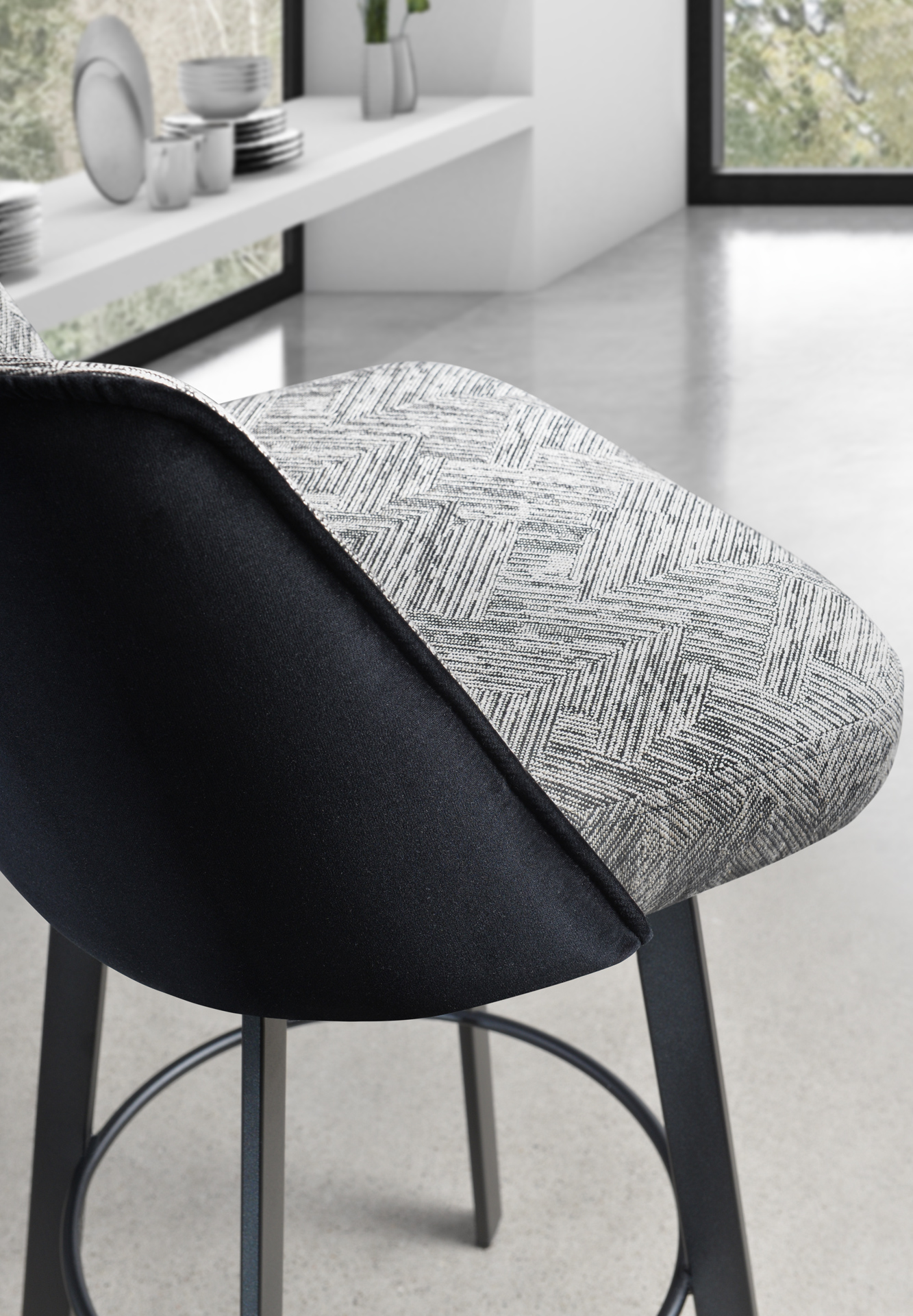 Contemporary barstools Eva - Trica