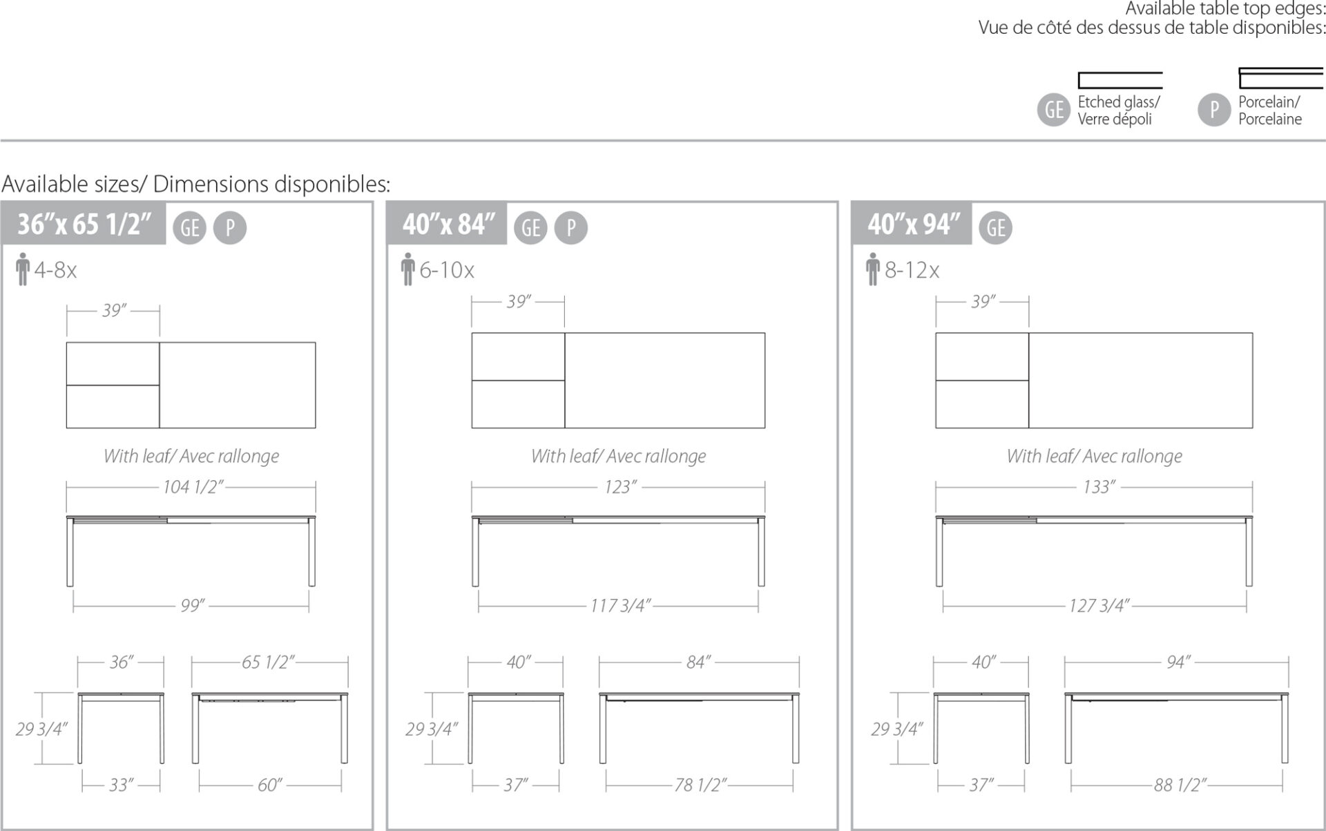 Tables Infinite Extendable - Trica